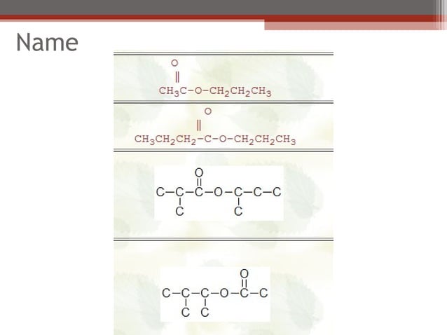 Carboxilic acids, amides and esters | PPT