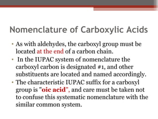 Carboxilic acids, amides and esters | PPT