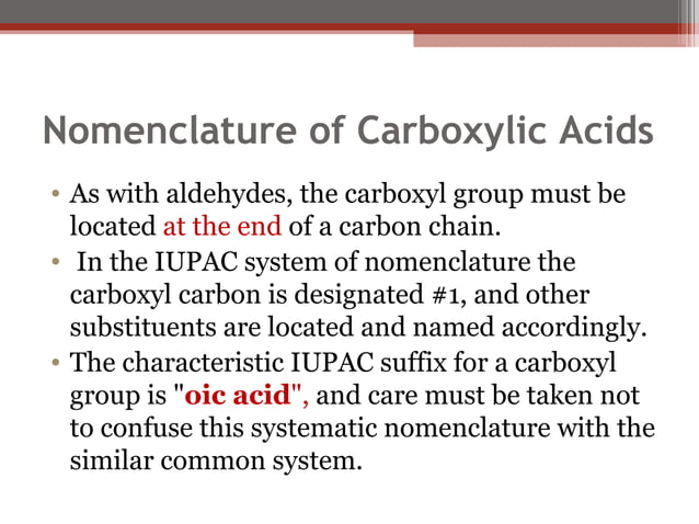 Carboxilic acids, amides and esters | PPT