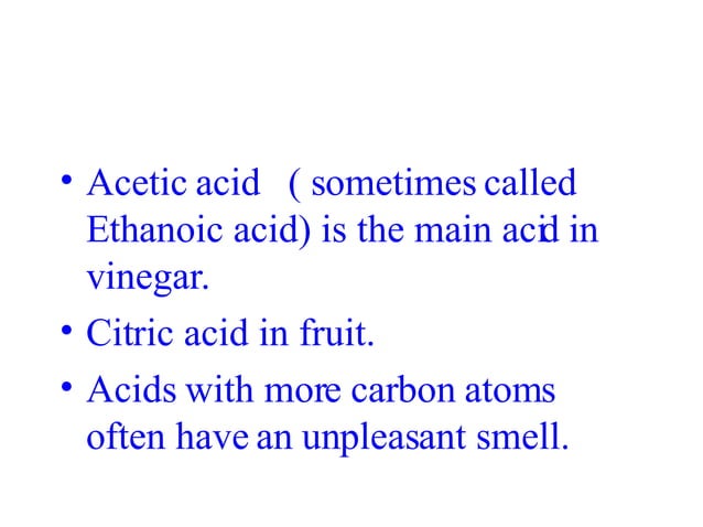Carboxylic Acids | PPT