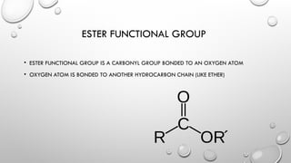 Carboxylic acid and ester naming lesson. | PPT