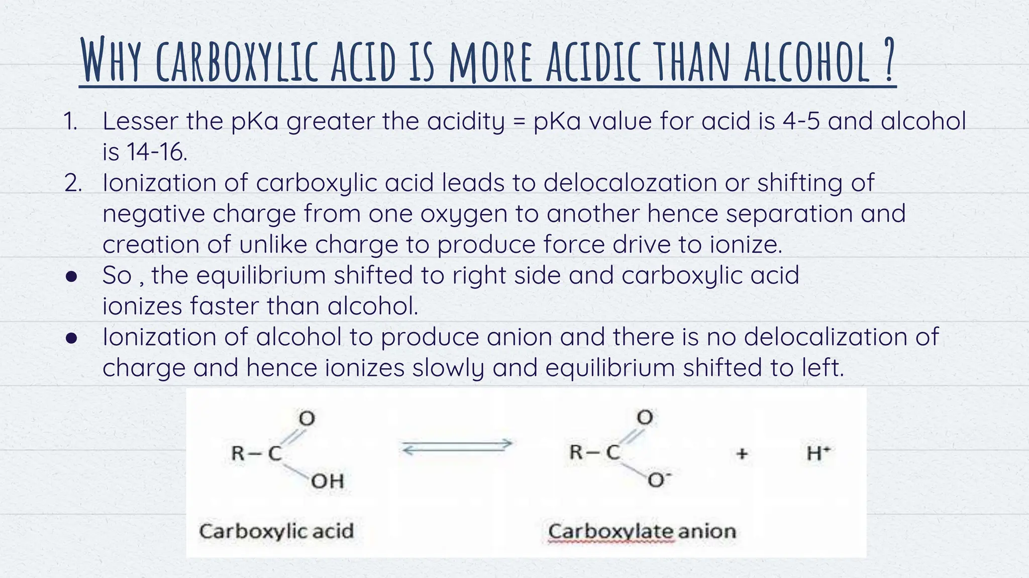 Carboxylic acids and their general characteristics. | PPTX