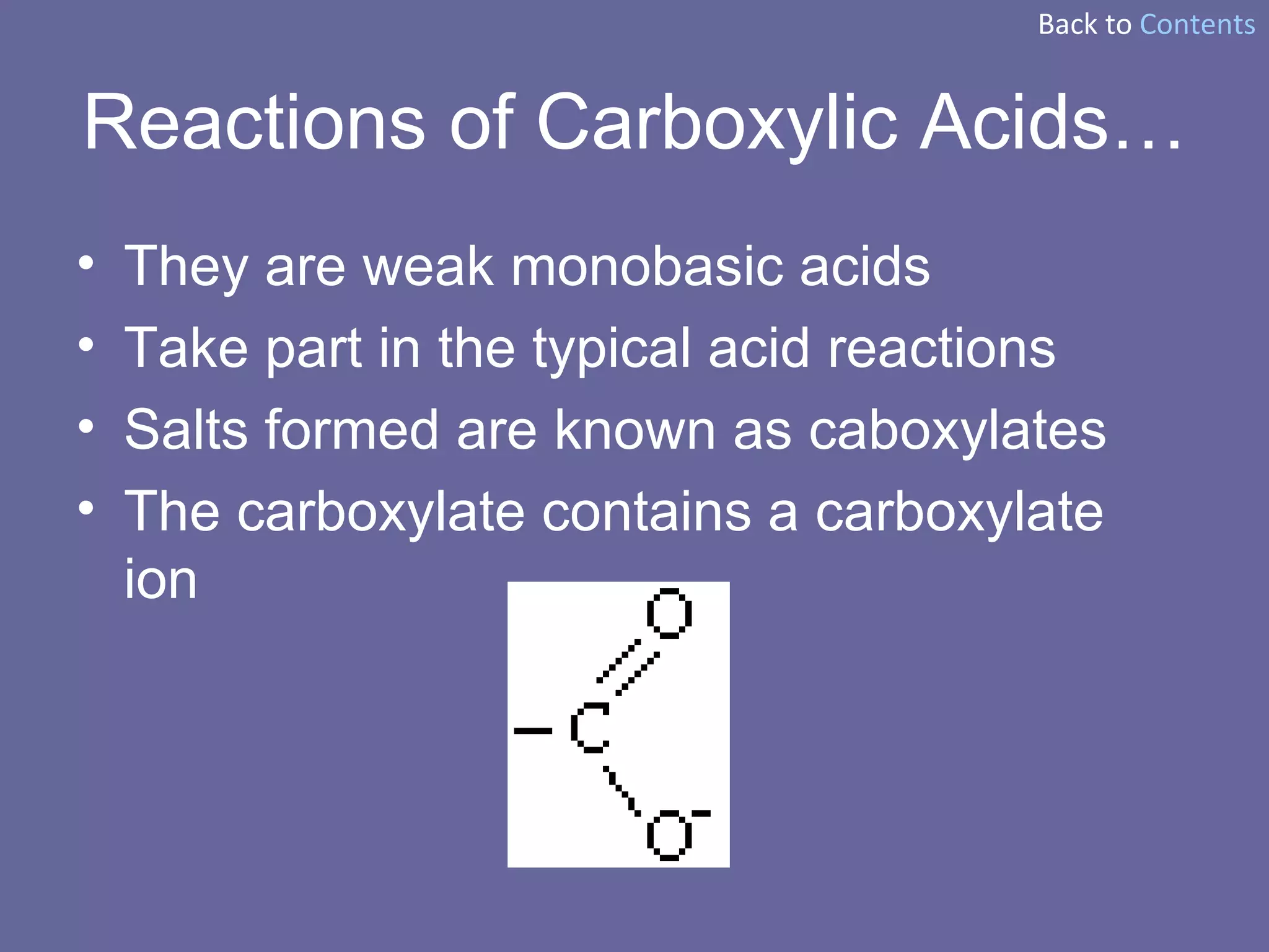 Carboxylic Acids | PPT