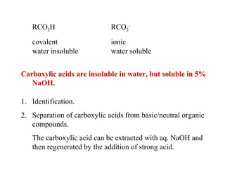 Carboxylic acids | PPT