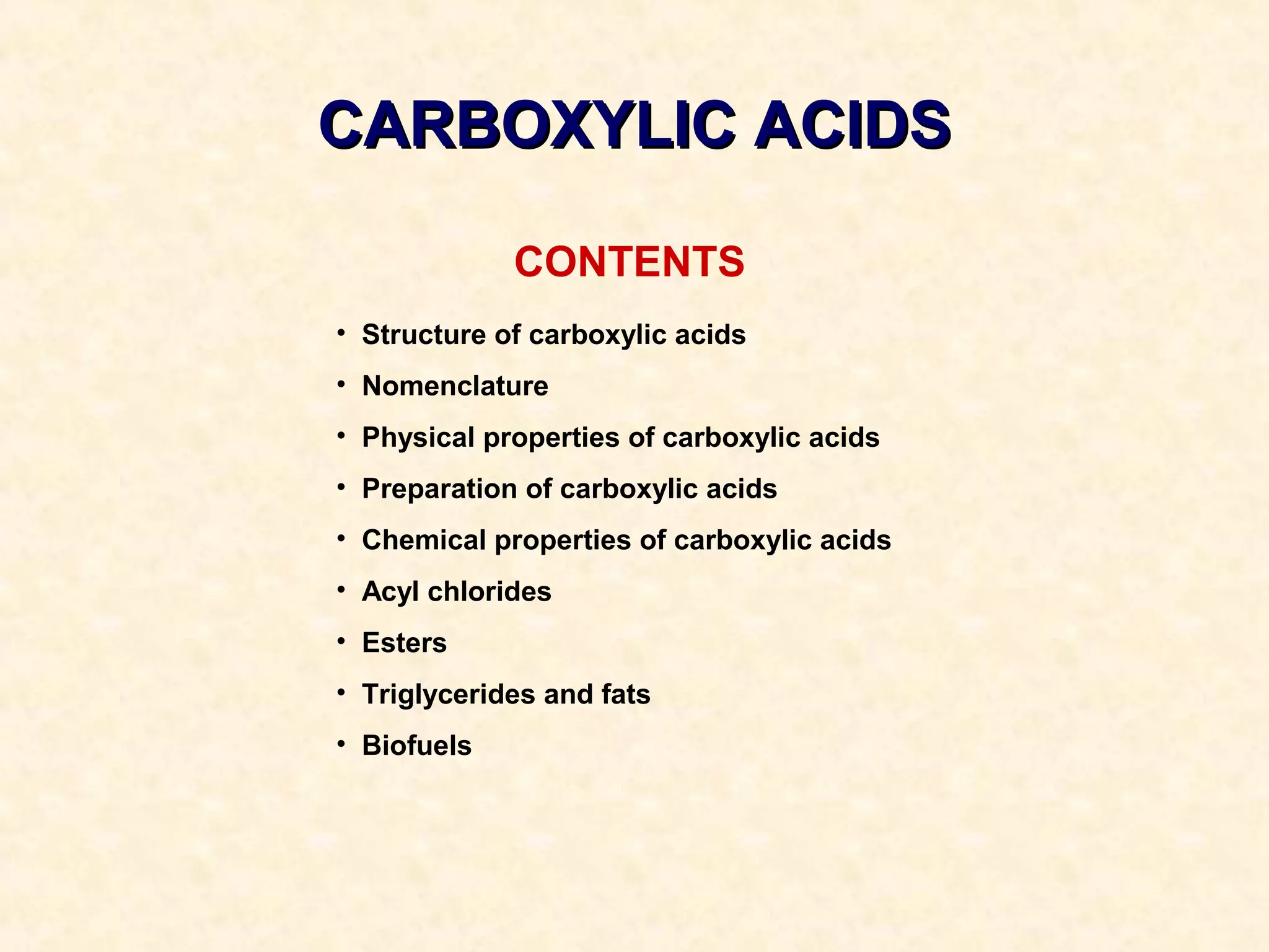 Carboxylic acids and their Derivative | PPT