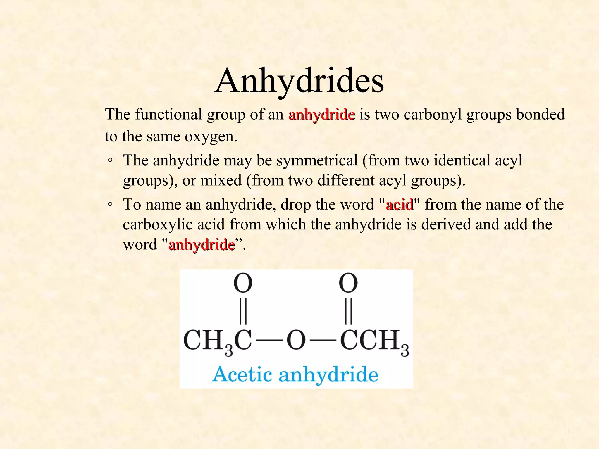 Carboxylic acids and their Derivative | PPT