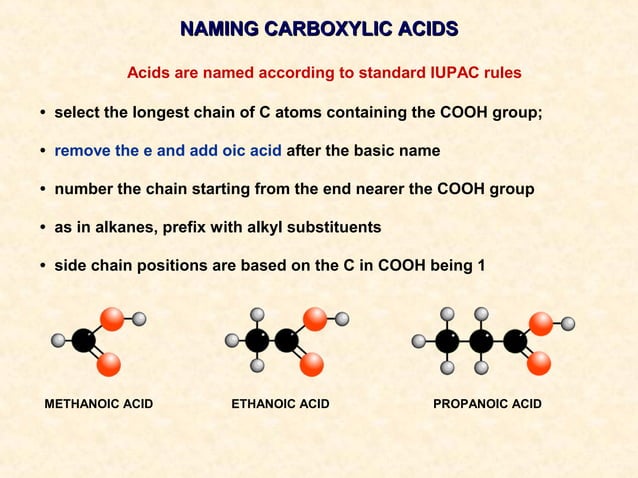 Carboxylic acids and their Derivative | PPT | Chemistry | Science