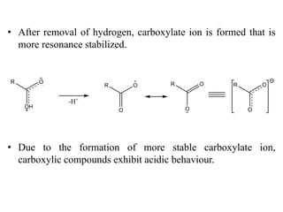 Basics of Carboxylic acids | PPT