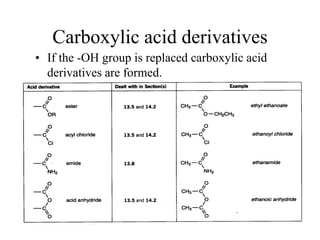 Carboxylic acids.ppt | Chemistry | Science