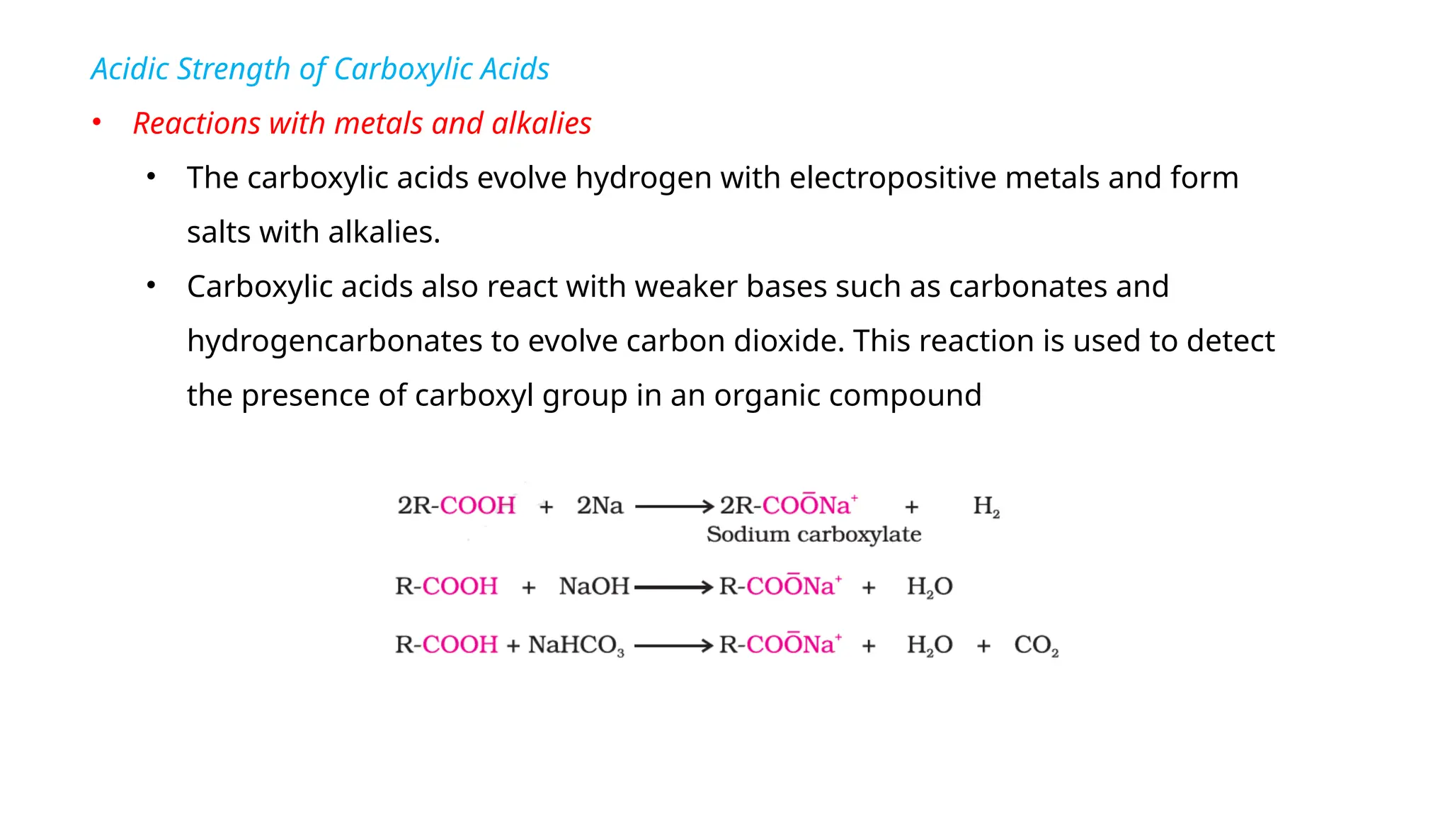 Carboxylic Acids Class 12 notes detailed concept with example | PPTX