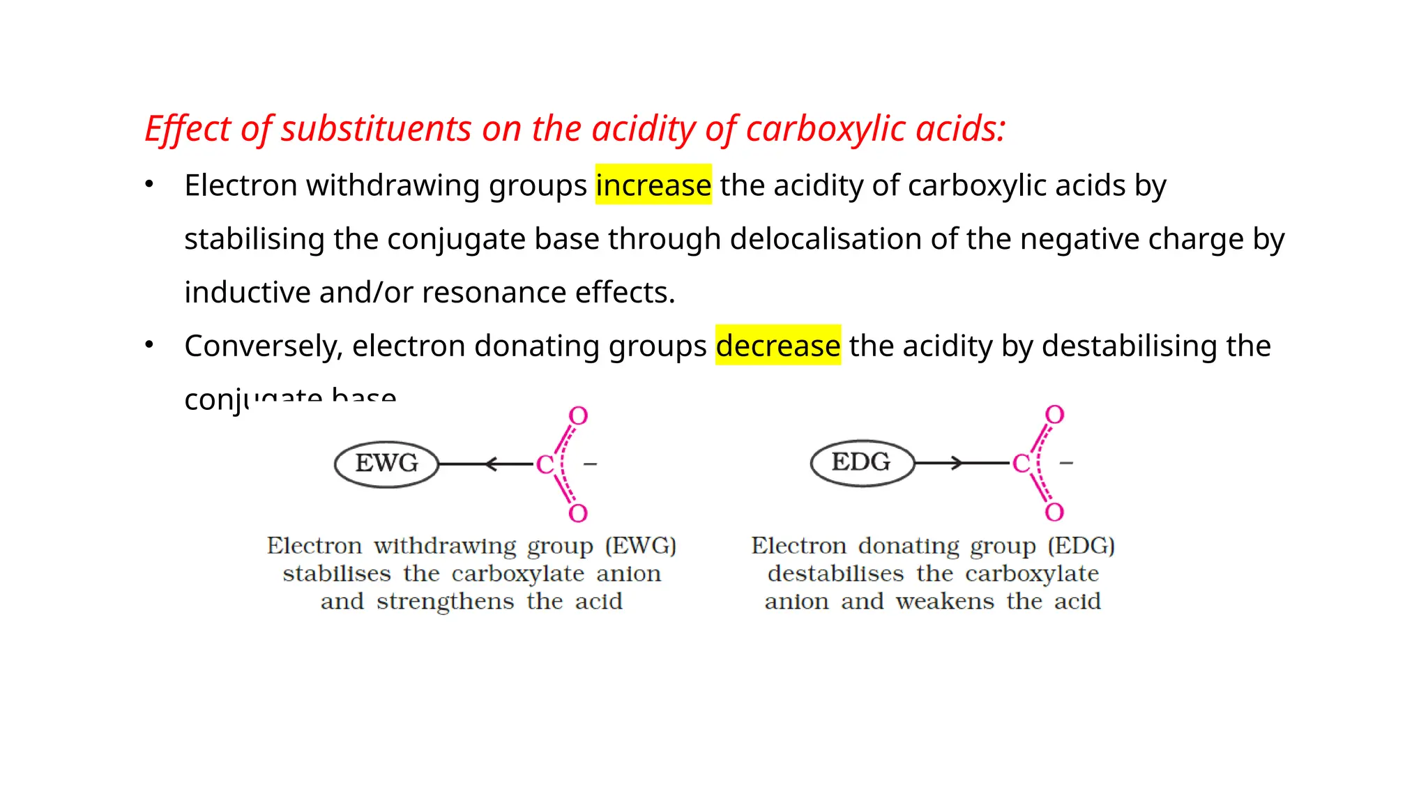 Carboxylic Acids Class 12 notes detailed concept with example | PPTX