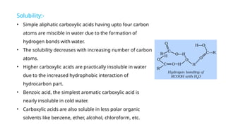 Carboxylic Acids Class 12 notes detailed concept with example | PPTX