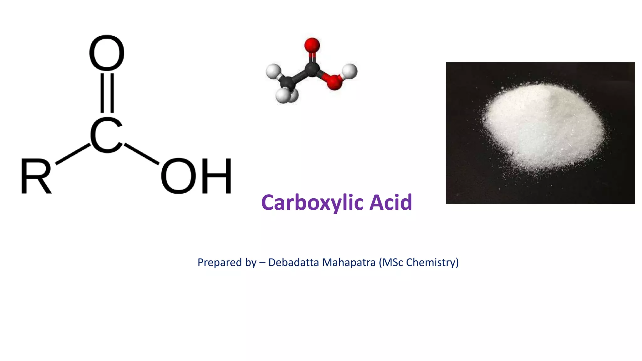 Carboxylic acid for NEET/JEET/IIT | PPTX