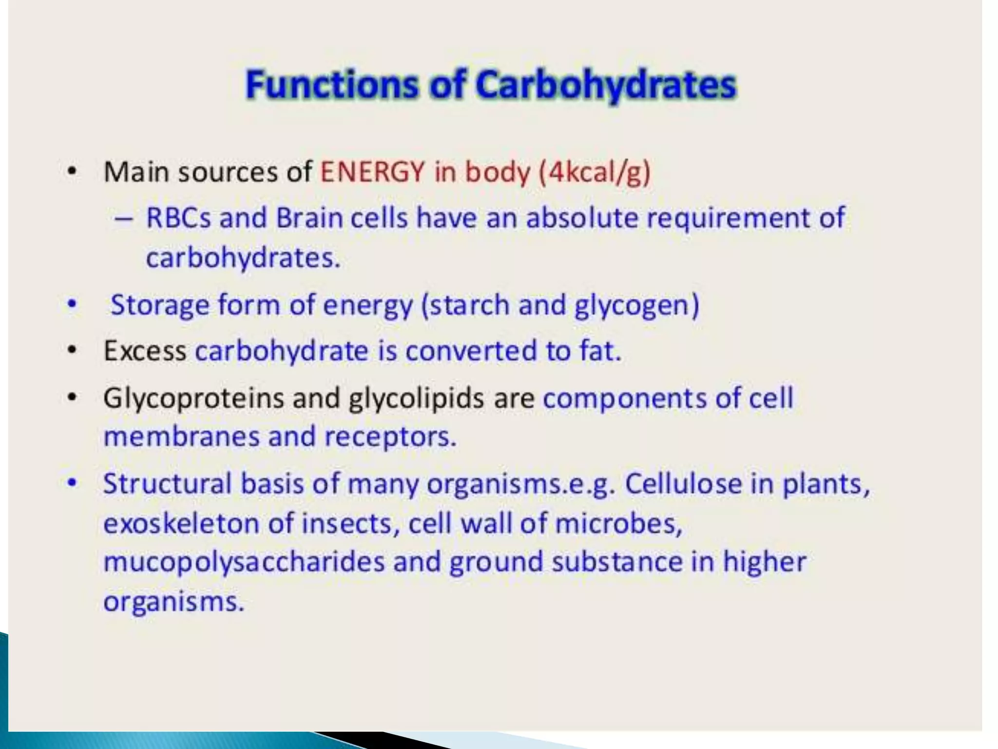 classification of carbohydrates | PPTX