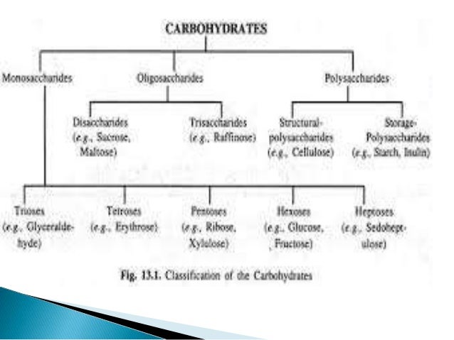 classification of carbohydrates