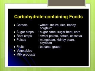 A presentation on carbohydrates and their classification | PPTX