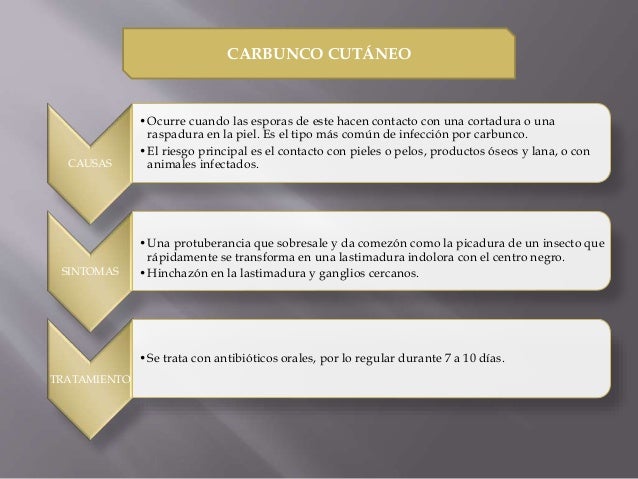 Carbunco: tipos y tratamiento