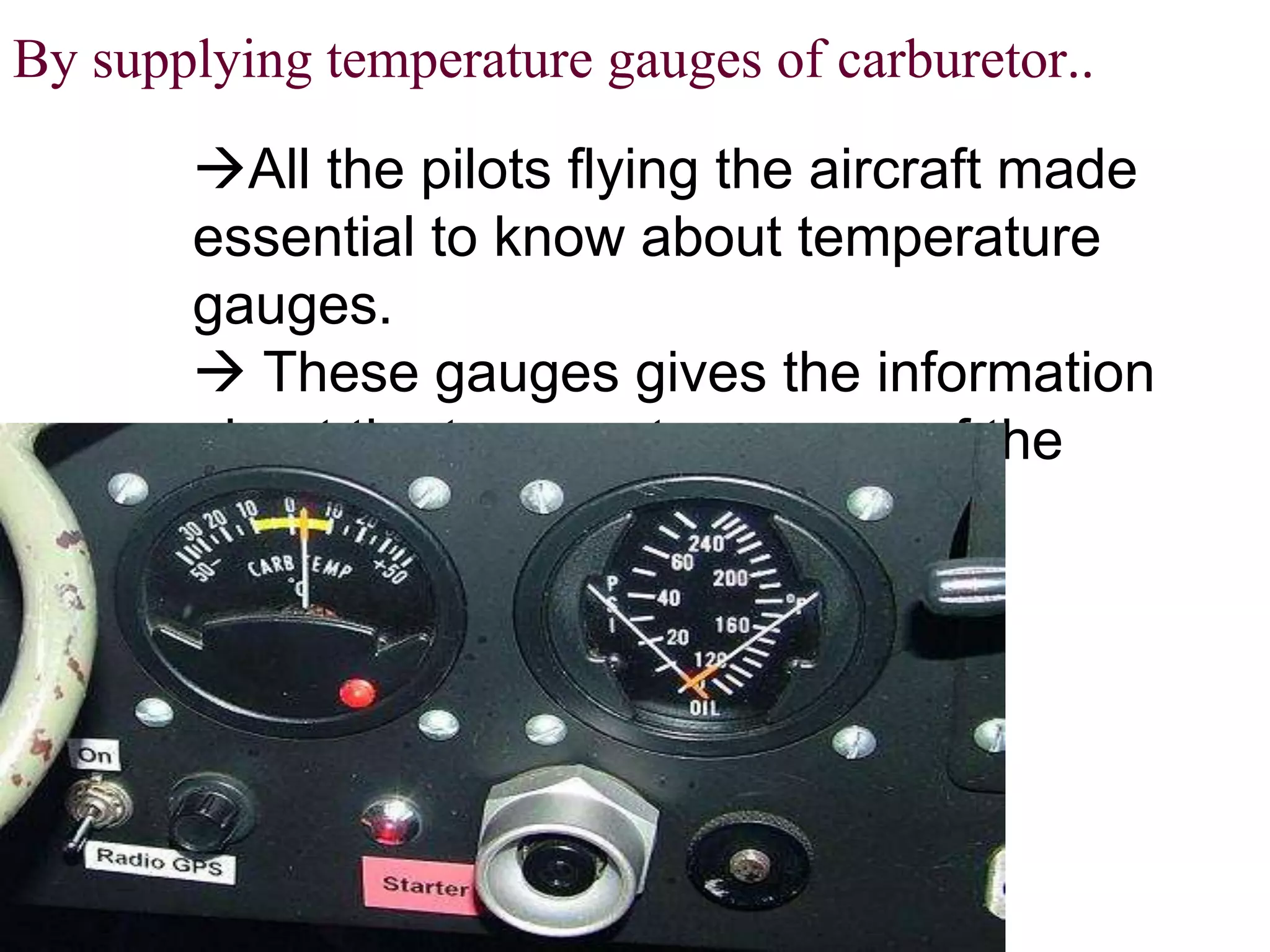 Carburetor icing | PPTX | Weather | Science