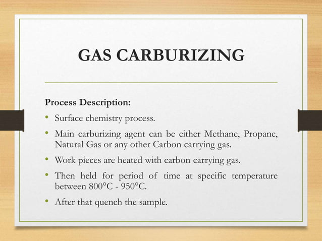 Carburizing | PPTX | Chemistry | Science