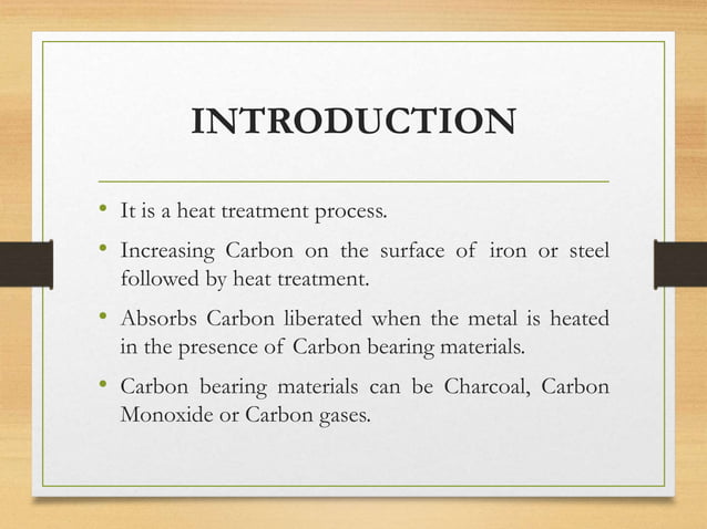 Carburizing | PPTX | Chemistry | Science