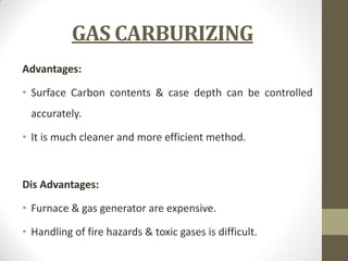 Carburzing and Different Types of Carburzing | PDF