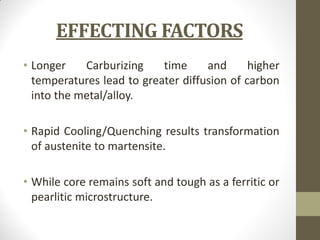 Carburzing and Different Types of Carburzing | PDF