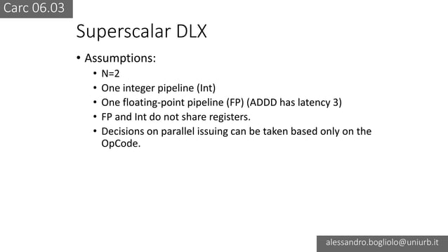 CArcMOOC 06.03 - Multiple-issue processors | PPT