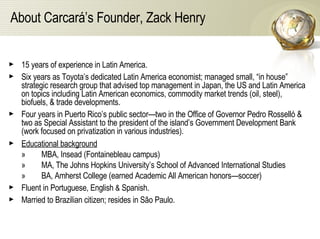 Carcara Partners Overview | PPT