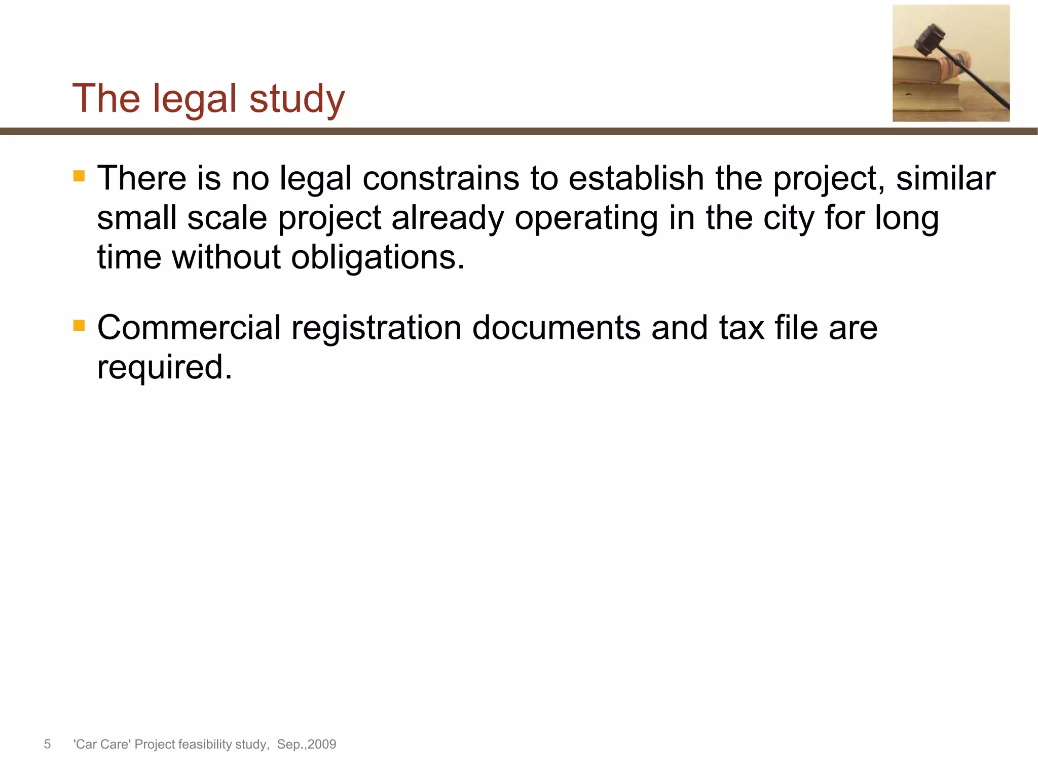 Car care project feasibility study | PPTX