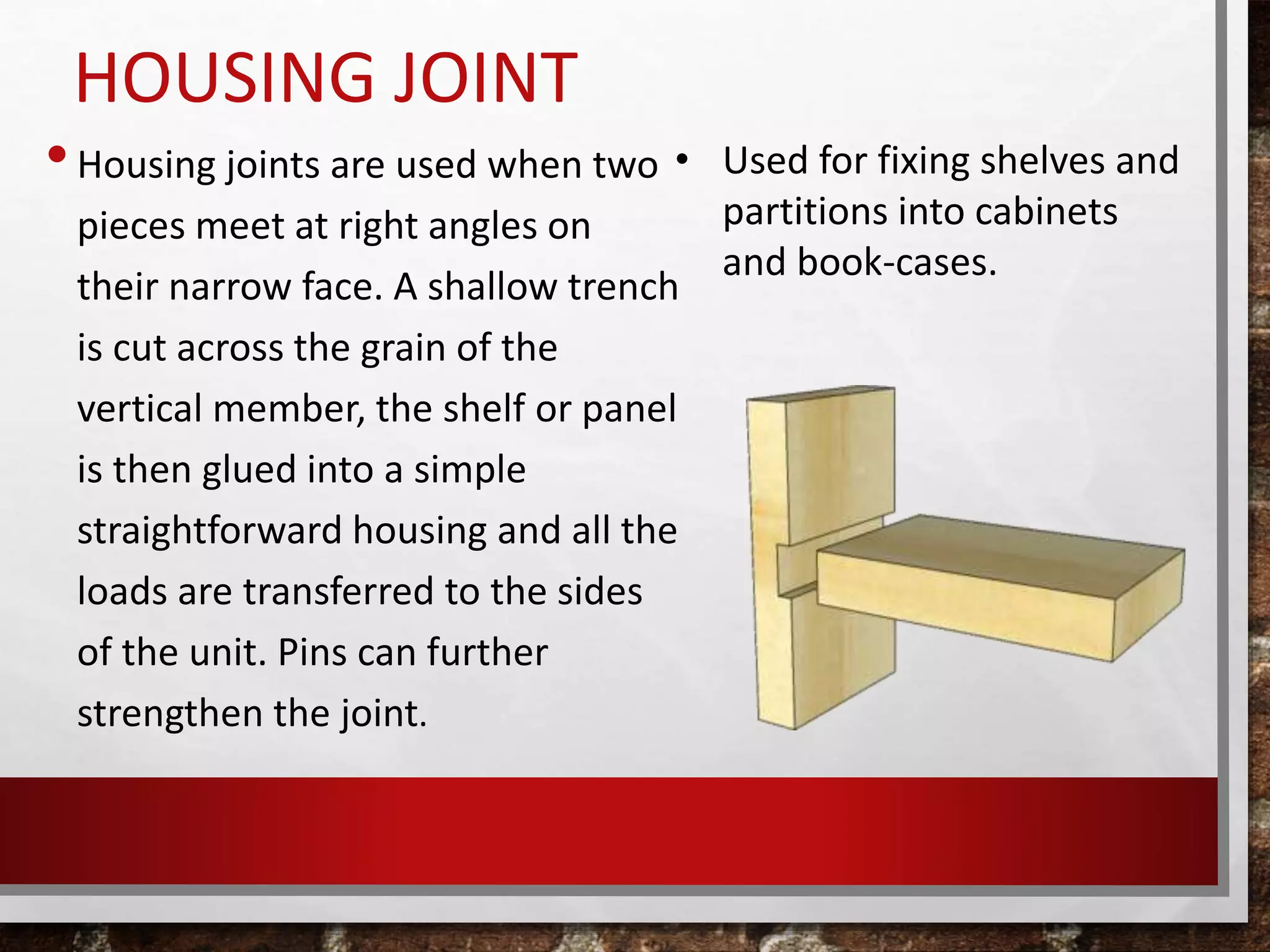 Carcase joints | PPTX