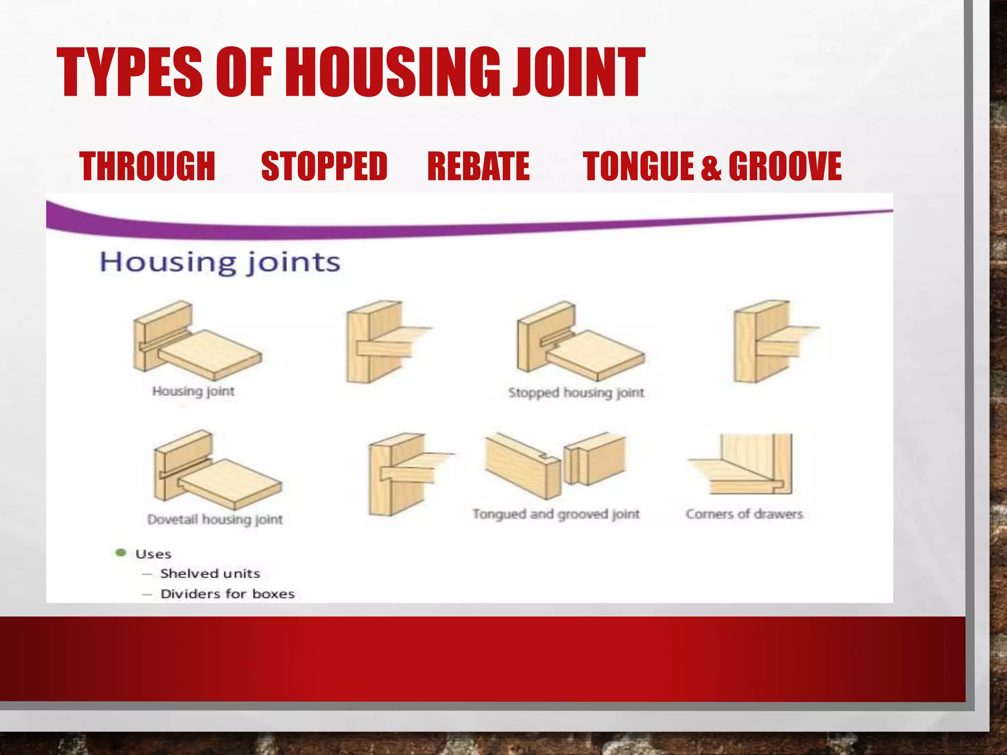 Carcase joints | PPTX
