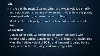 Carcass charcteristics of different meat anima | PPTX