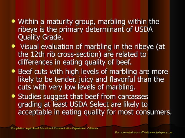 Carcass grading | PPS | Agriculture | Industries