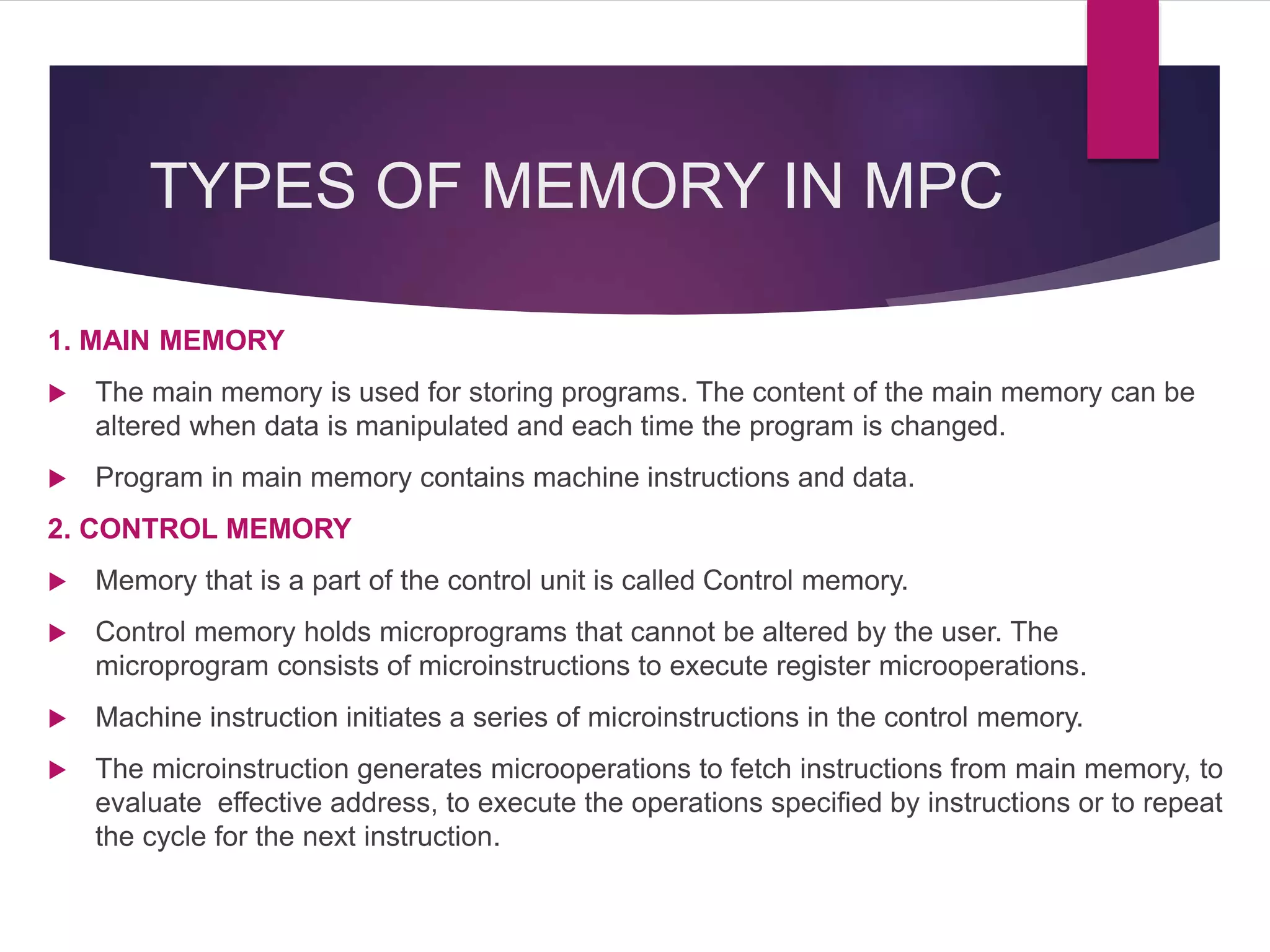 Microprogrammed Control Unit Pptx Programming Languages Computing