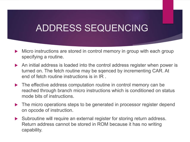 Microprogrammed Control Unit Pptx Programming Languages Computing