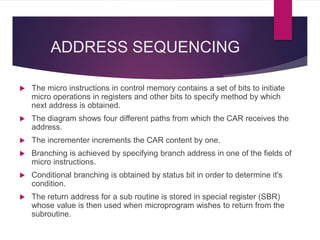 Microprogrammed Control Unit | PPTX