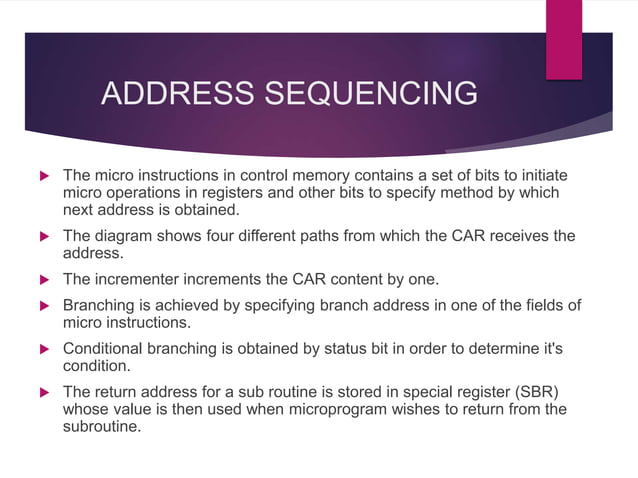 Microprogrammed Control Unit Pptx Programming Languages Computing