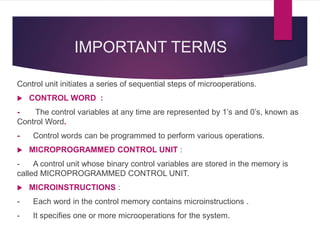 Microprogrammed Control Unit | PPTX | Programming Languages | Computing