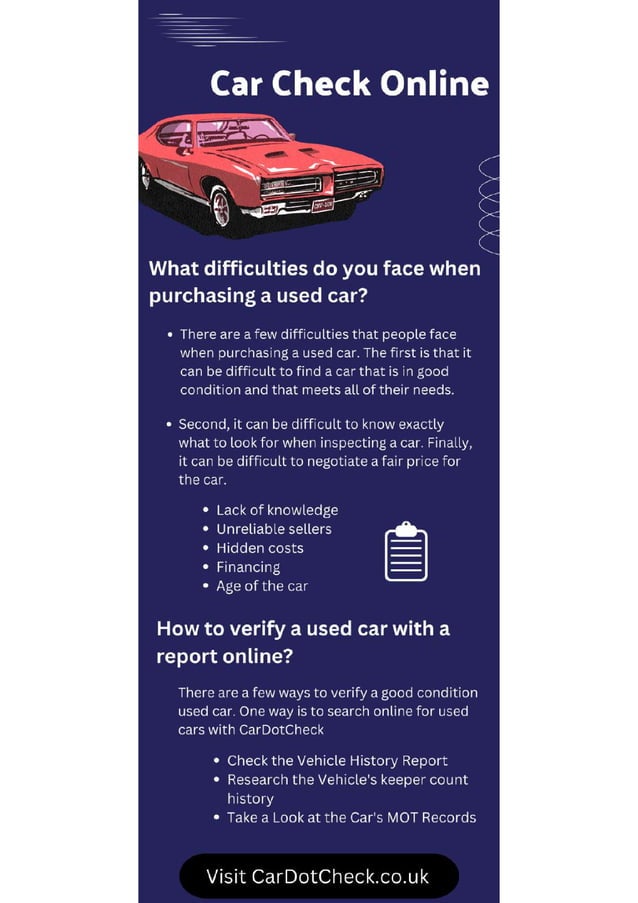 DVLA Car Check | PDF
