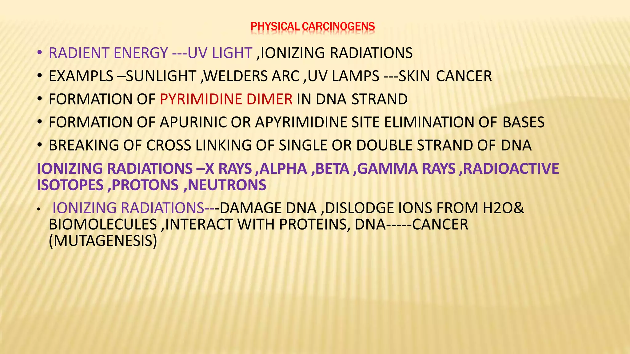 Carcinogen | PPTX