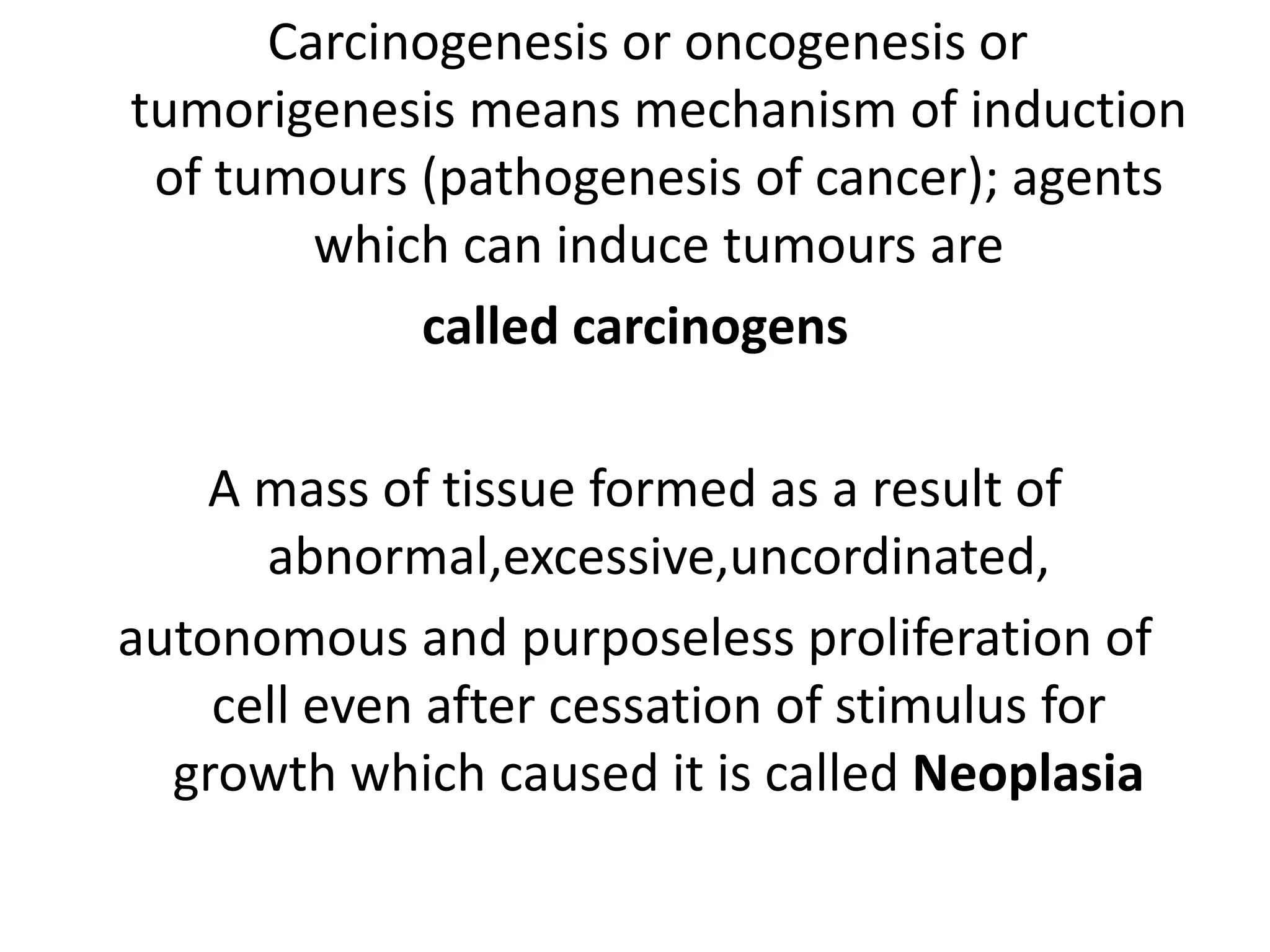 Carcinogenesis | PPTX