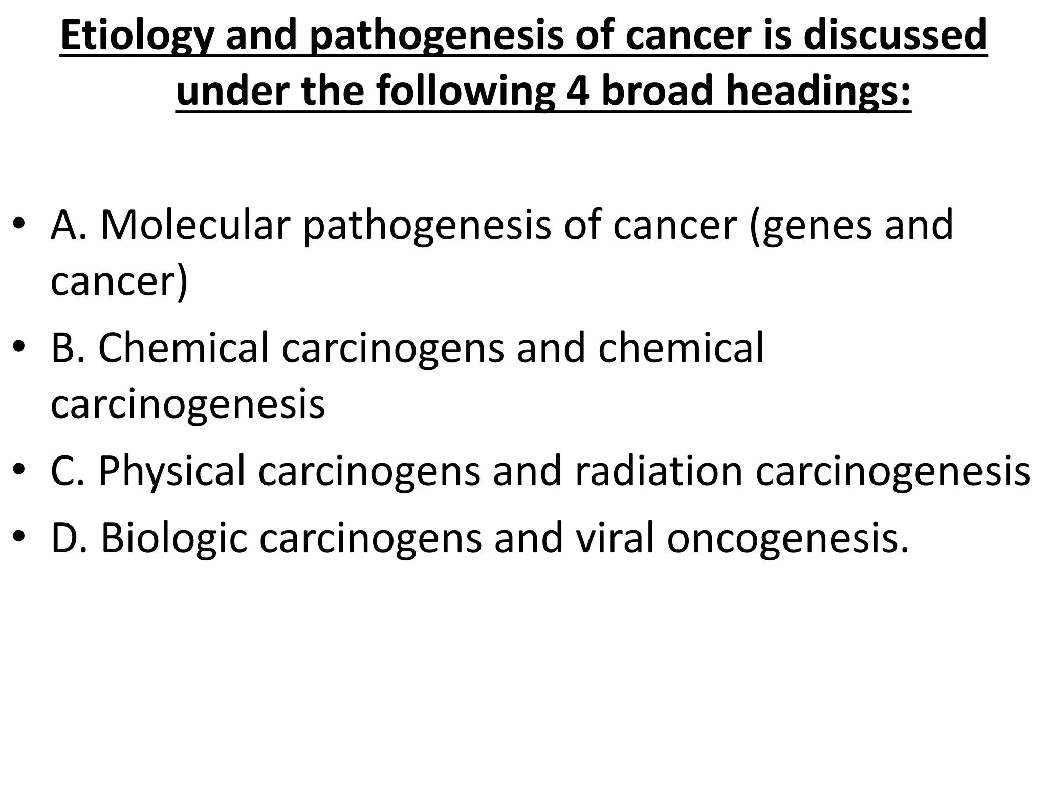 Carcinogenesis | PPTX