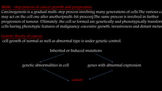 Carcinogenesis | PPTX