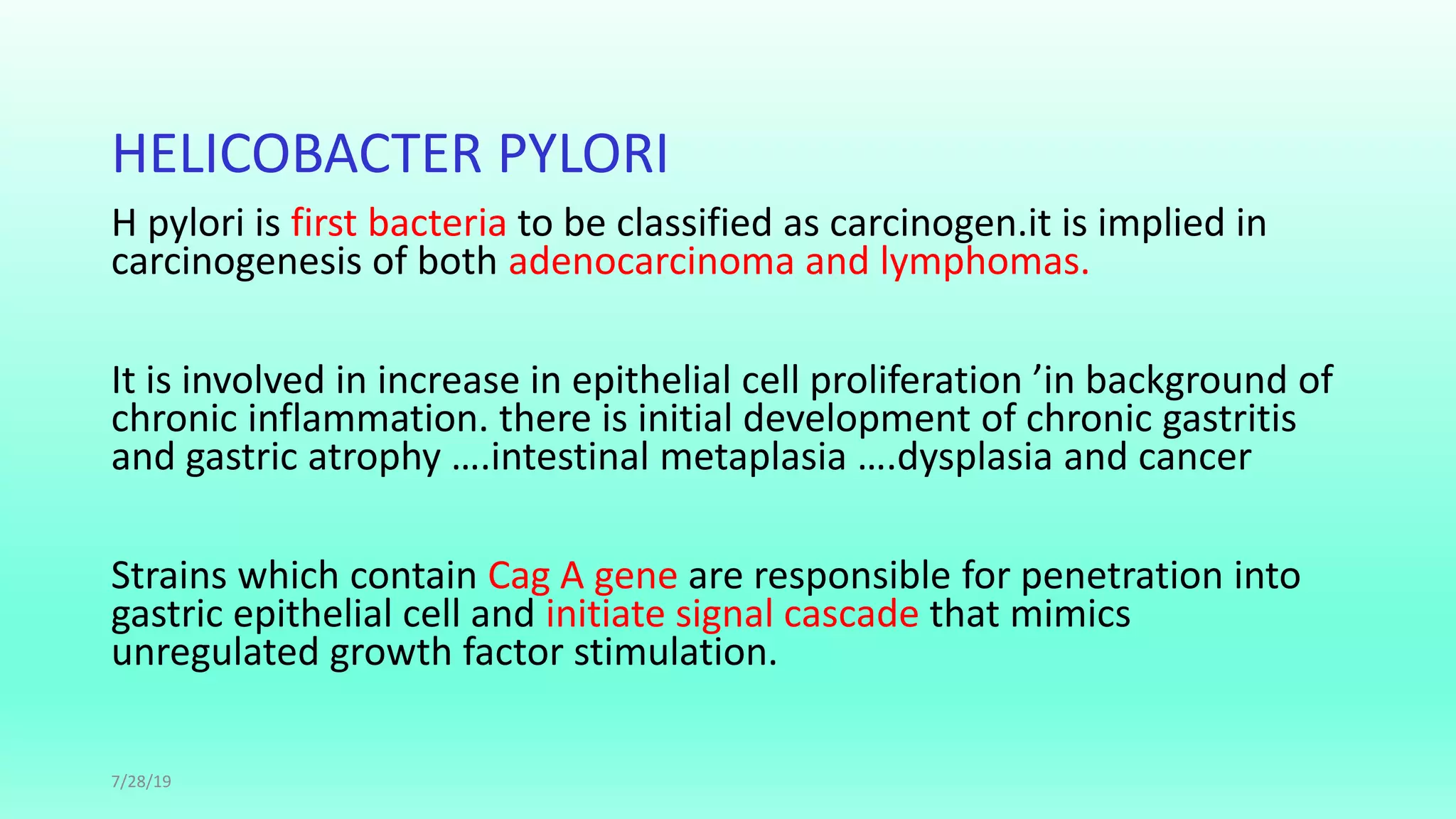 chemical and microbial Carcinogenesis | PPT