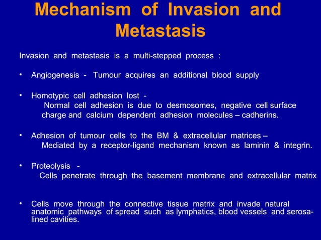 Carcinogenesis , invasion & metastasis | PPT