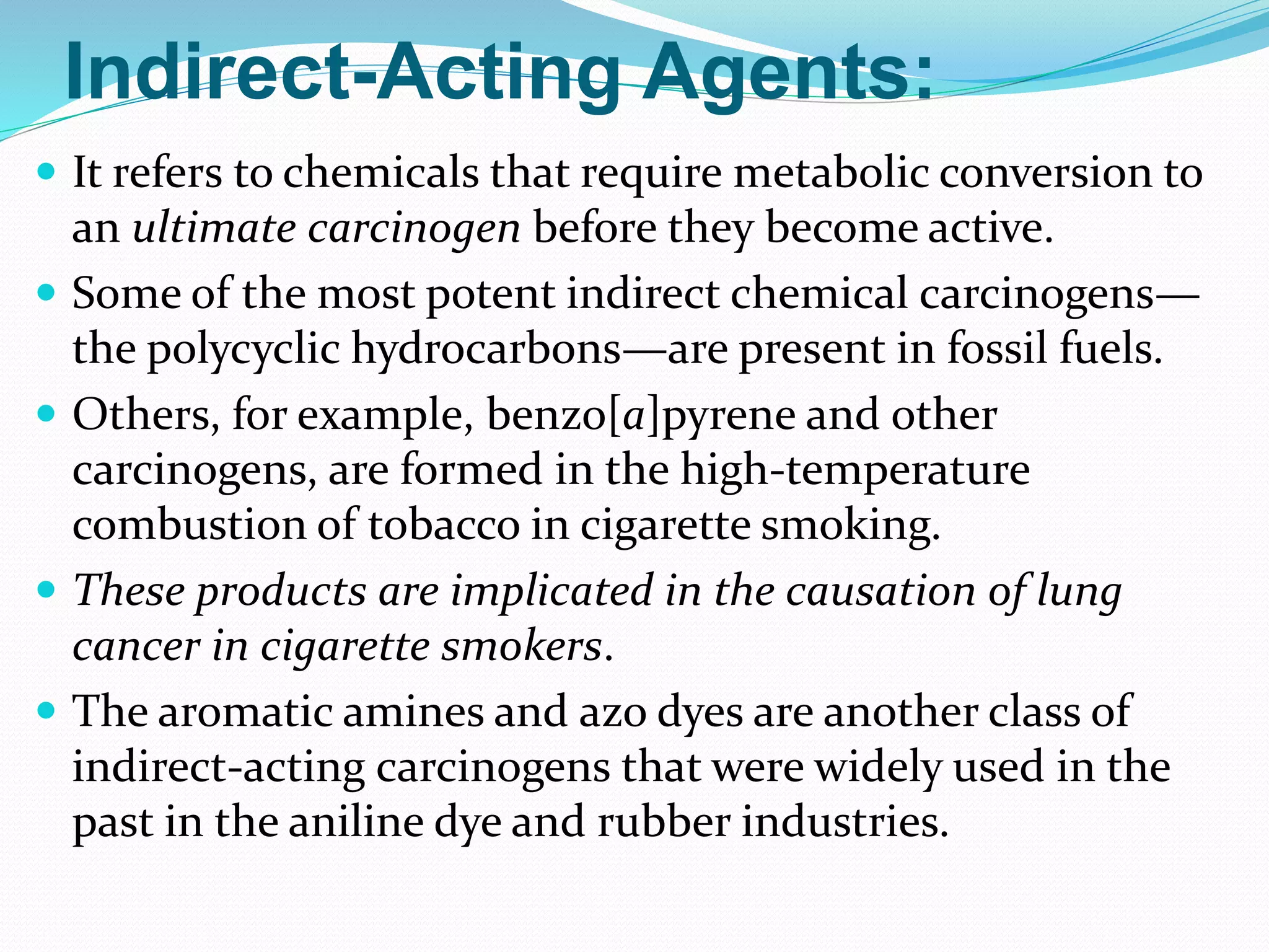 Carcinogenic agents and their cellular interactions | PPTX
