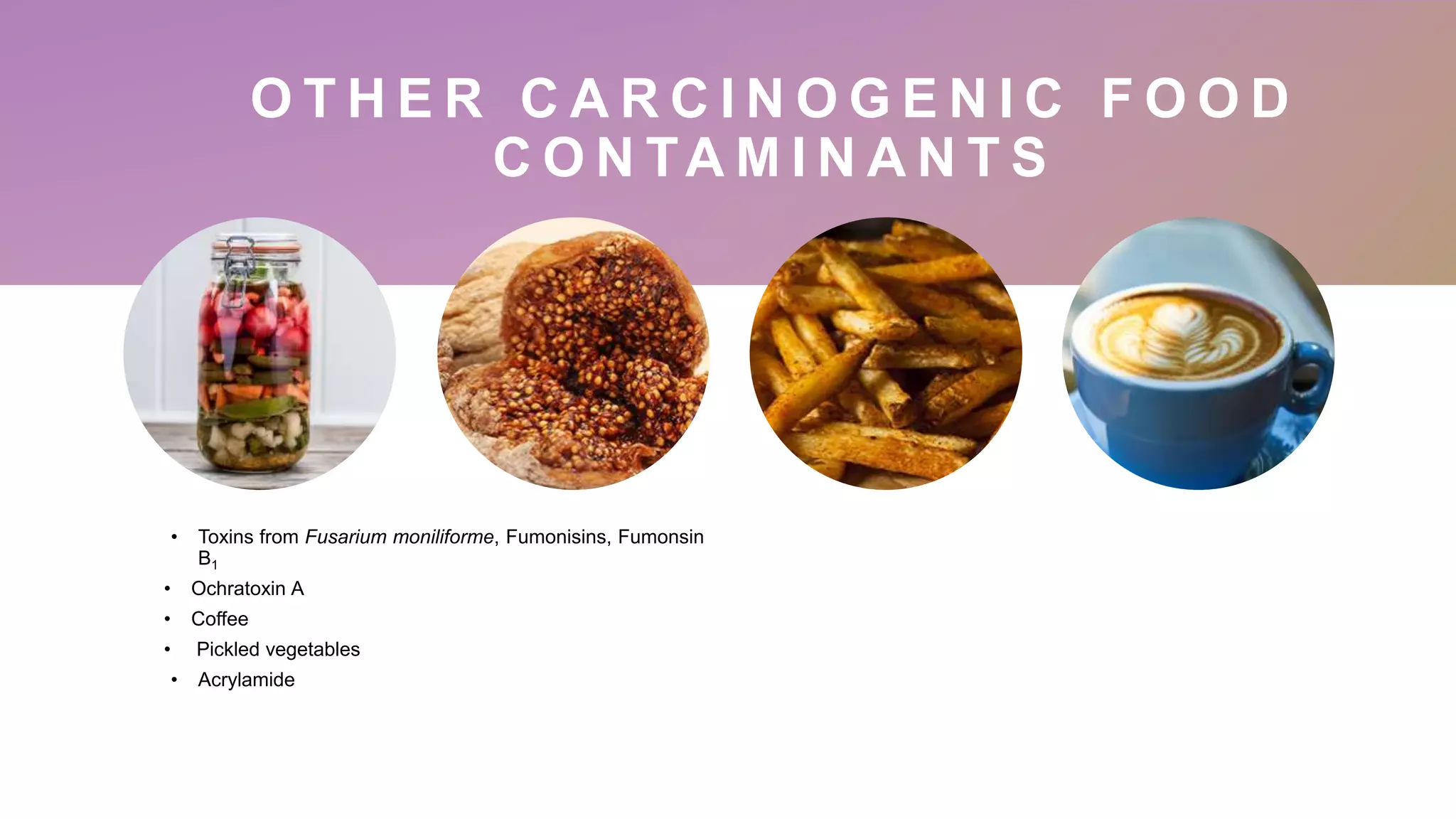 Carcinogenic food contaminants | PPTX