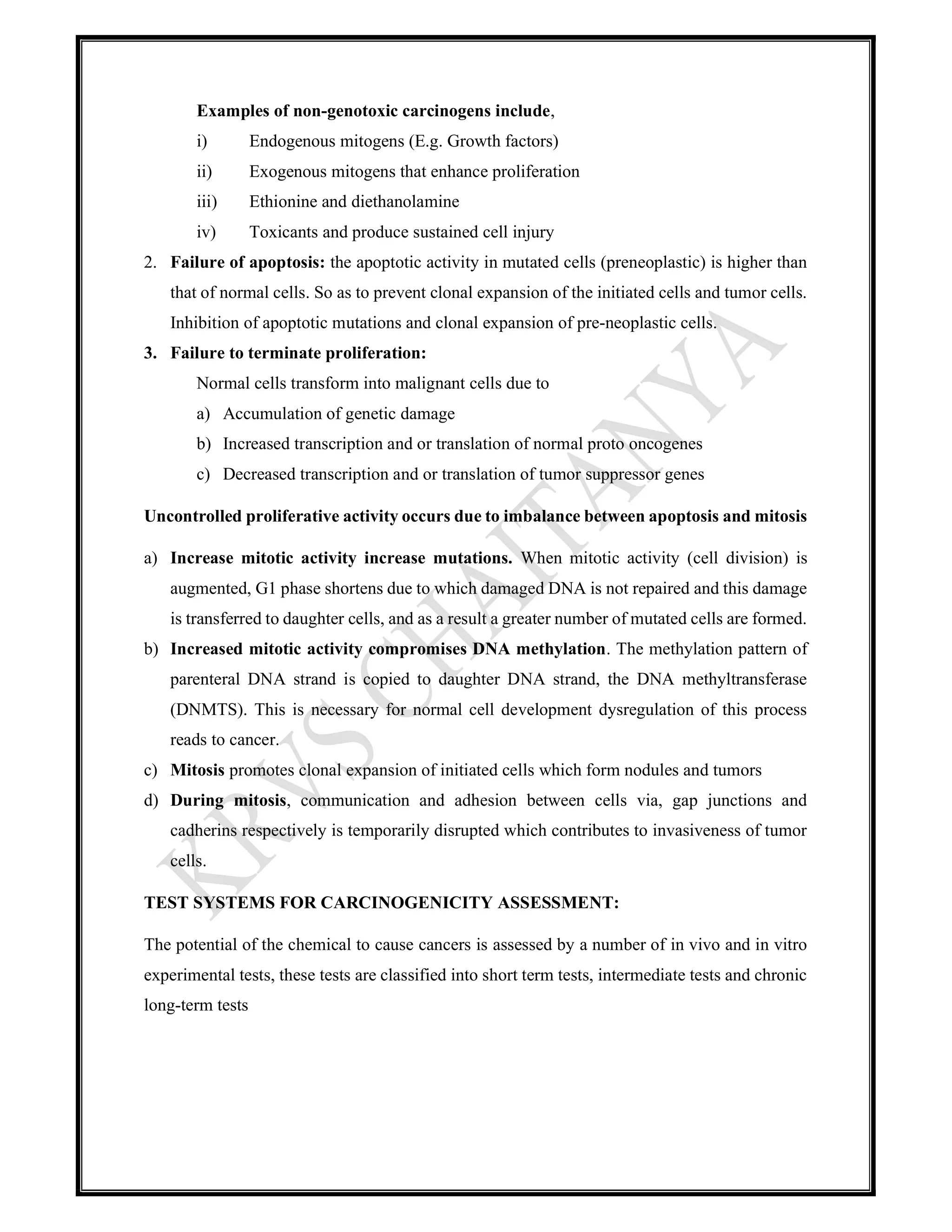 CARCINOGENICITY | PDF