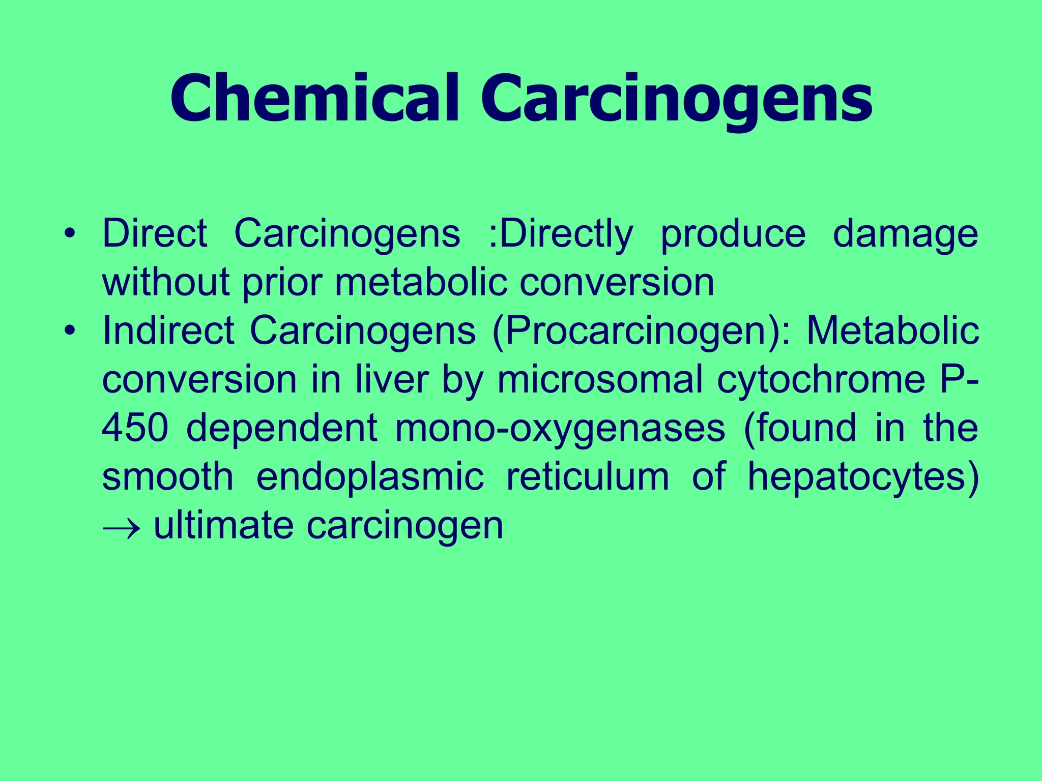 Carcinogens | PPT