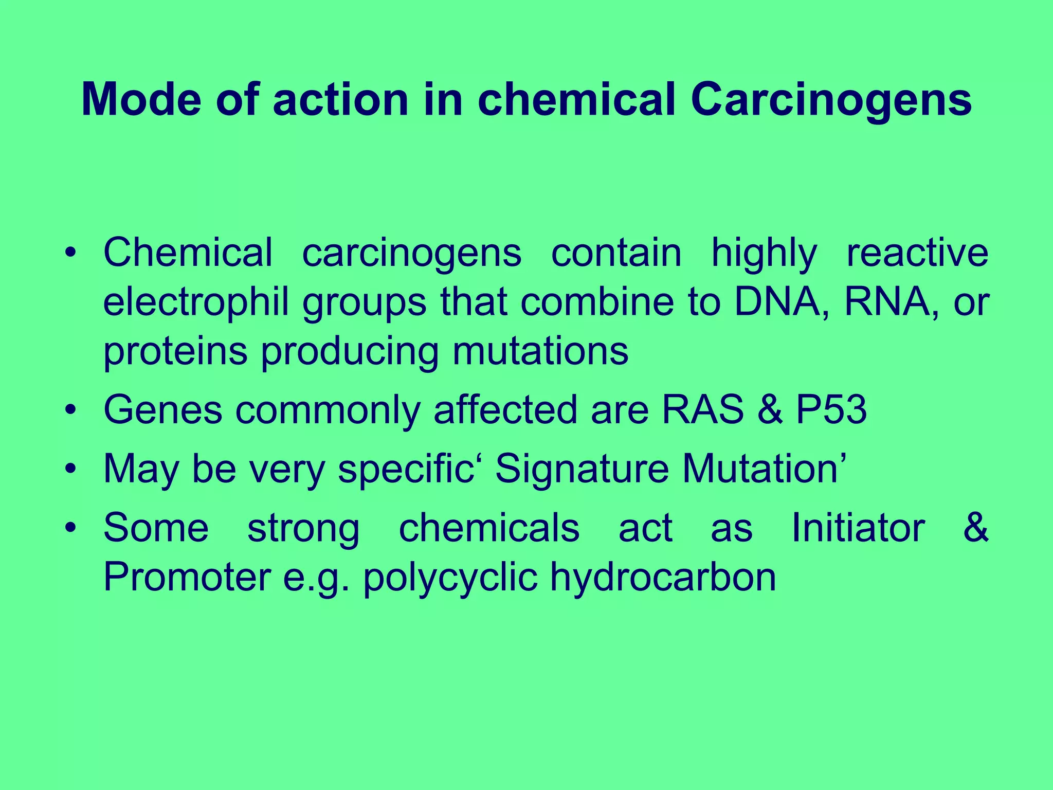 Carcinogens | PPT